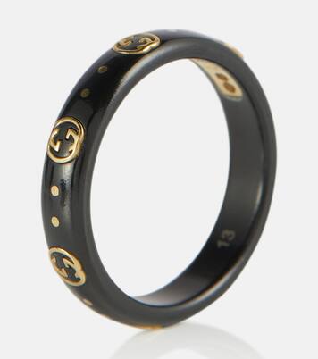 Mens black gucci ring store