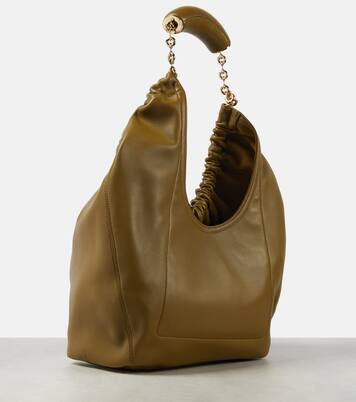 Squeeze Medium leather shoulder bag in green - Loewe | Mytheresa Squeeze Medium leather shoulder bag in green - Loewe | Mytheresa